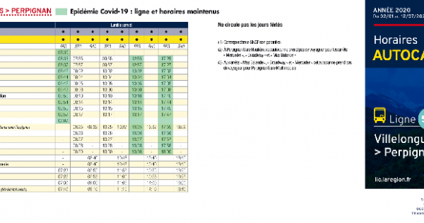 LIGNE BUS 553 - VILLELONGUE-DELS-MONTS > ARGELÈS-SUR-MER : HORAIRES ...